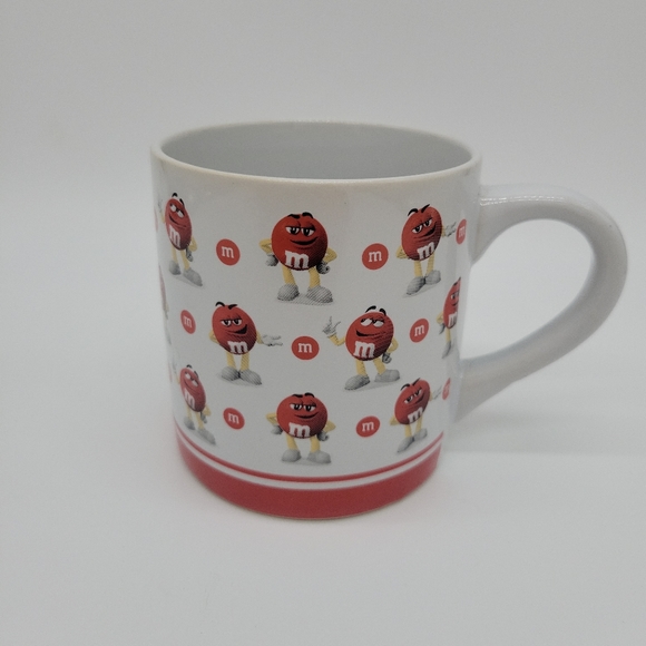 M&M'S | Kitchen | Mm Red 6 Oz Coffee Mug Cup 218 Mars Limited Edition ...